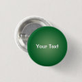 Green 1 1/4" Custom Text Button Template | Zazzle