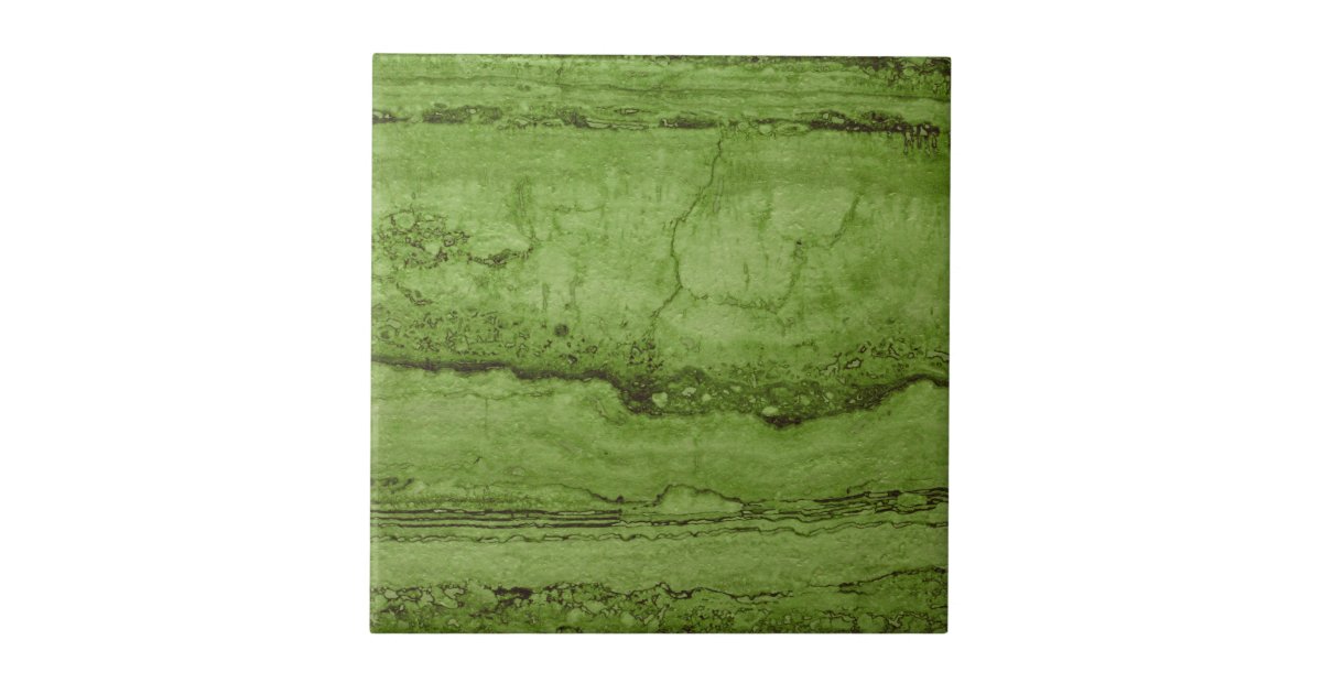 Green abstract Granite | stone marble pattern Tile | Zazzle