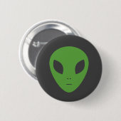 Green Alien Button | Zazzle