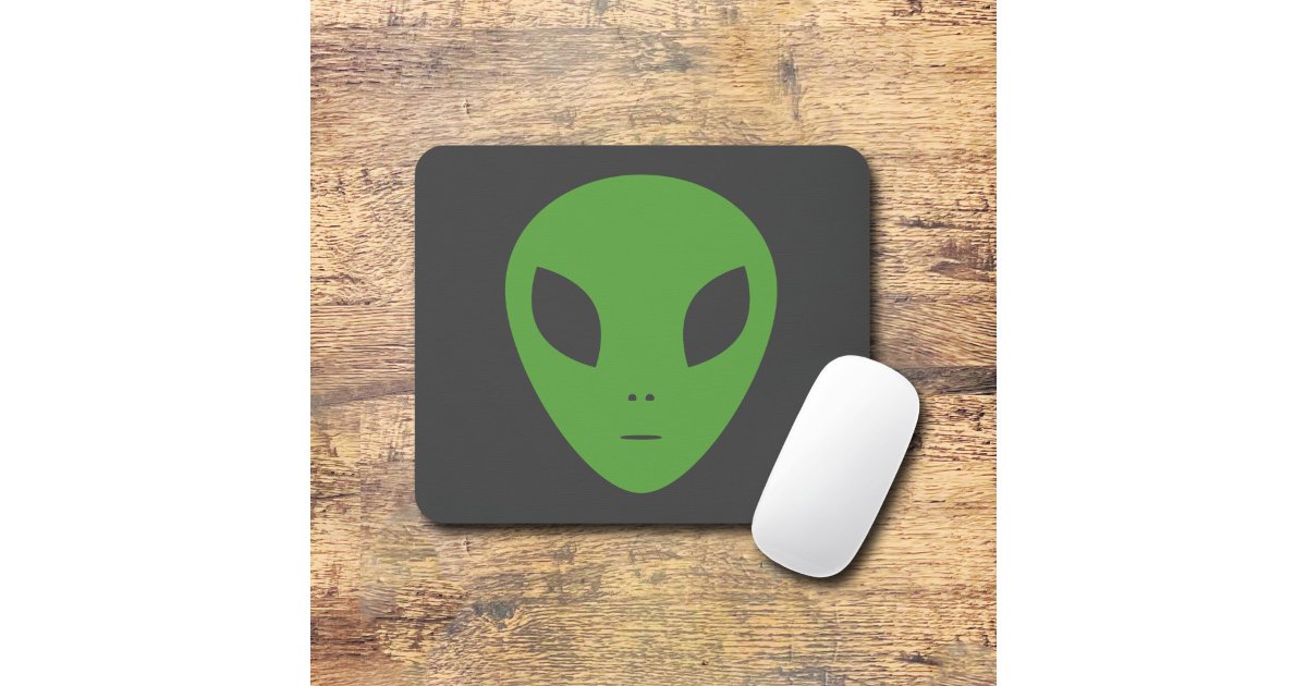 Green Alien Mouse Pad | Zazzle