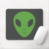 Green Alien Mouse Pad | Zazzle