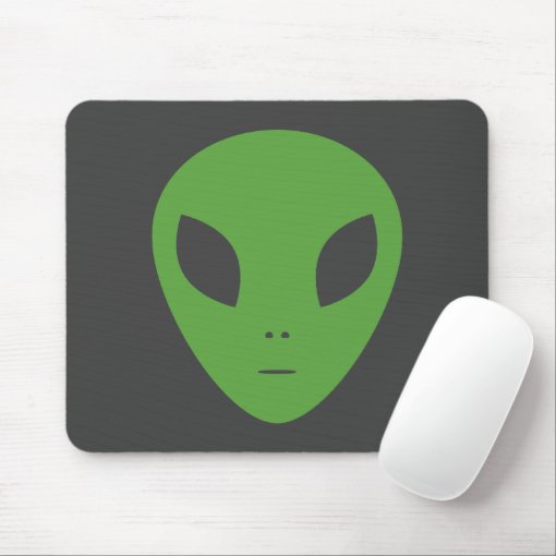 Green Alien Mouse Pad | Zazzle