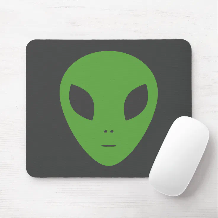 Green Alien Mouse Pad | Zazzle