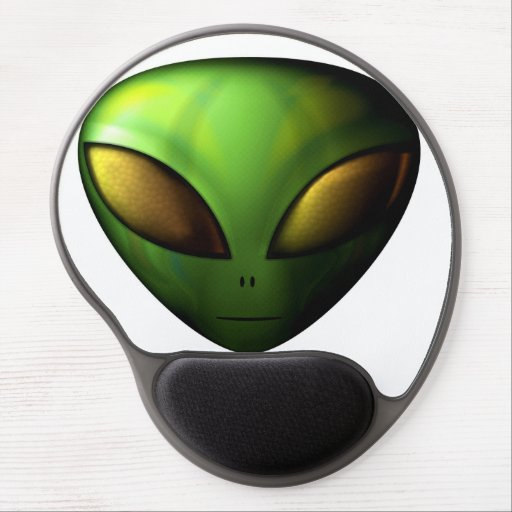 Green Alien Mouse Pad Gel Mouse Pad | Zazzle