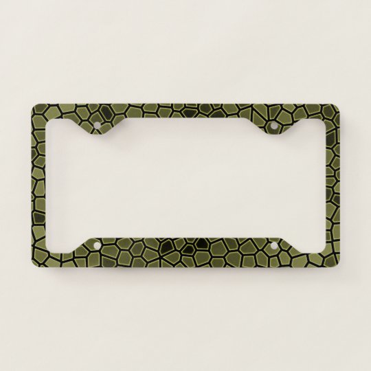 Green Alligator Animal Print License Plate Frame | Zazzle.com