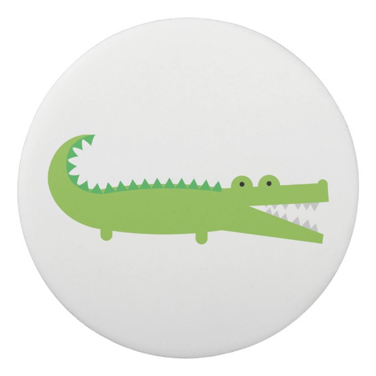 Green Alligator Eraser | Zazzle