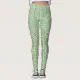 Green Alligator Skin Print Leggings & Yoga Pants | Zazzle
