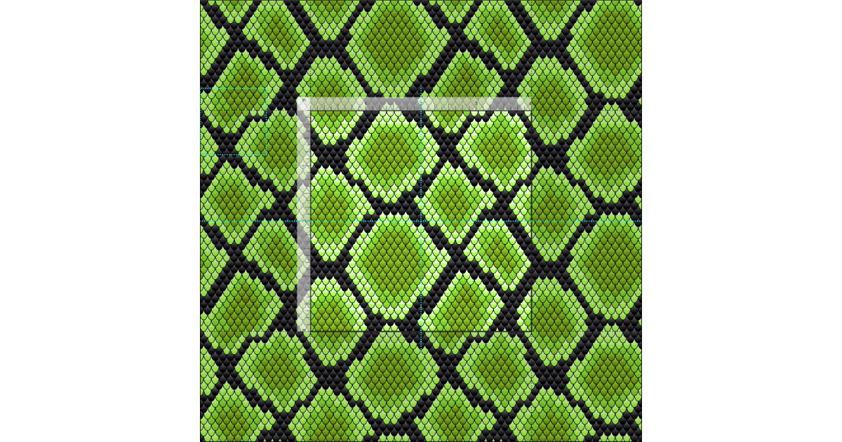 Green and Black Snakeskin Fabric | Zazzle