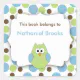Green and Blue Owl bookplates for children | Zazzle