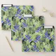 Green and blue tropical plants file folder | Zazzle