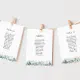 Green and Gold Mountain Table Number Seating Chart | Zazzle