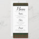 Green and Red Plaid Menu Invitation | Zazzle