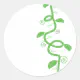 Green and the Beanstalk Classic Round Sticker | Zazzle