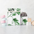 Green And White Vintage Botanical Floral Toile Wrapping Paper | Zazzle