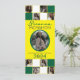 Green and Yellow 9 Photo Graduation Announcement | Zazzle