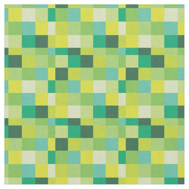 Brown Pixelated Pattern Gamer Fabric Zazzle
