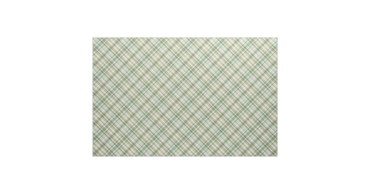 Green and yellow plaid fabric | Zazzle