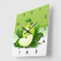 Green Apple Clock | Zazzle