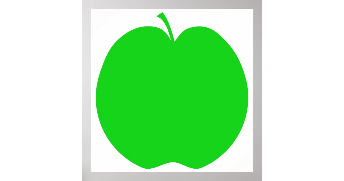 Green Apple. Poster | Zazzle