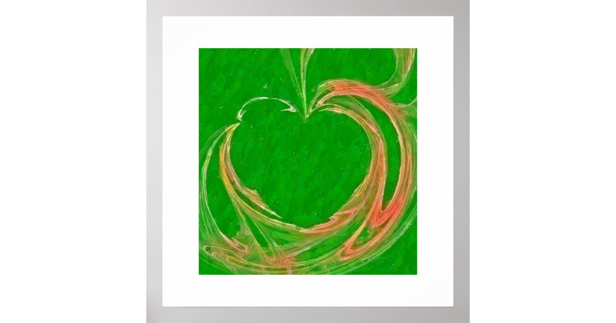 Green Apple Poster | Zazzle