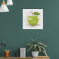 green apple poster | Zazzle