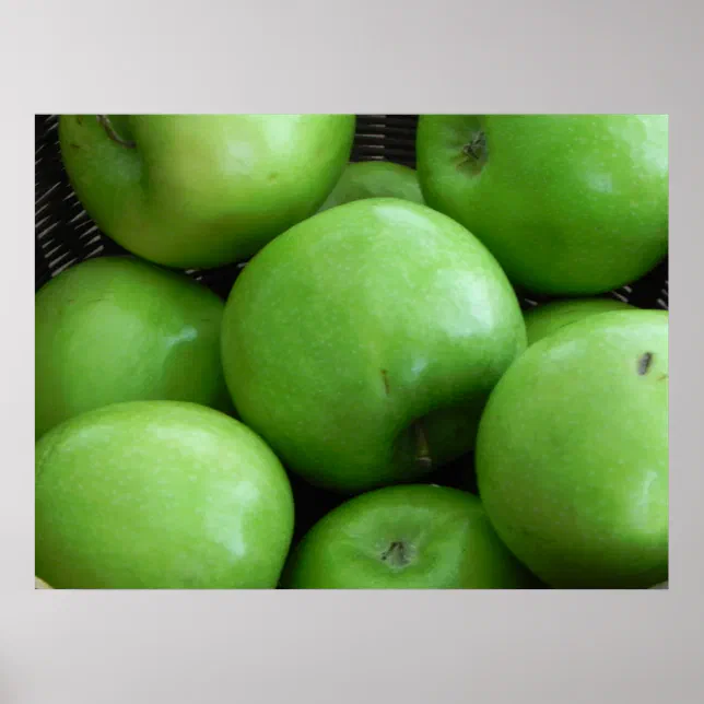 Green Apples Poster | Zazzle