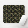 Green Army Camo Camouflage Pattern Mouse Pad | Zazzle