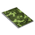 Green army camouflage design notebook | Zazzle