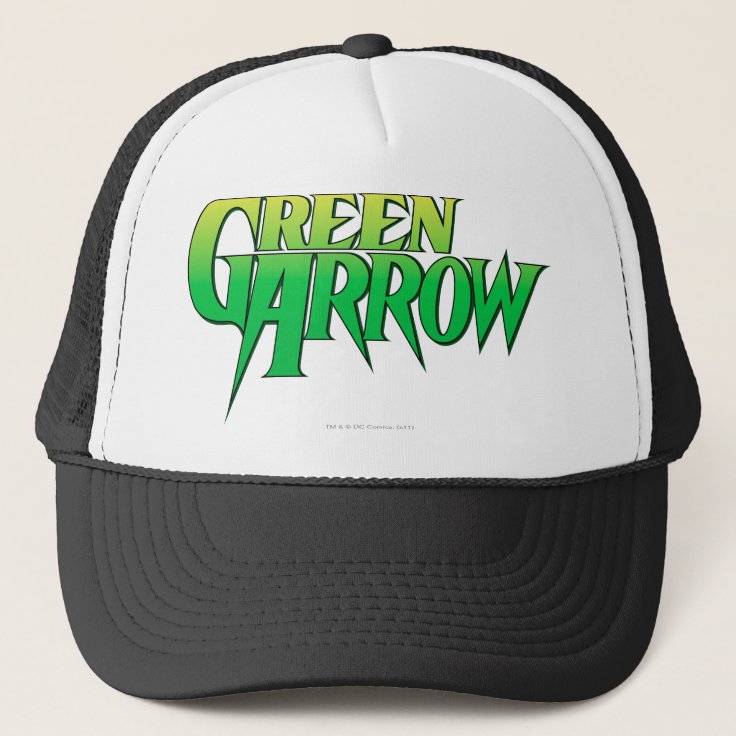 Green Arrow Logo 3 Trucker Hat | Zazzle