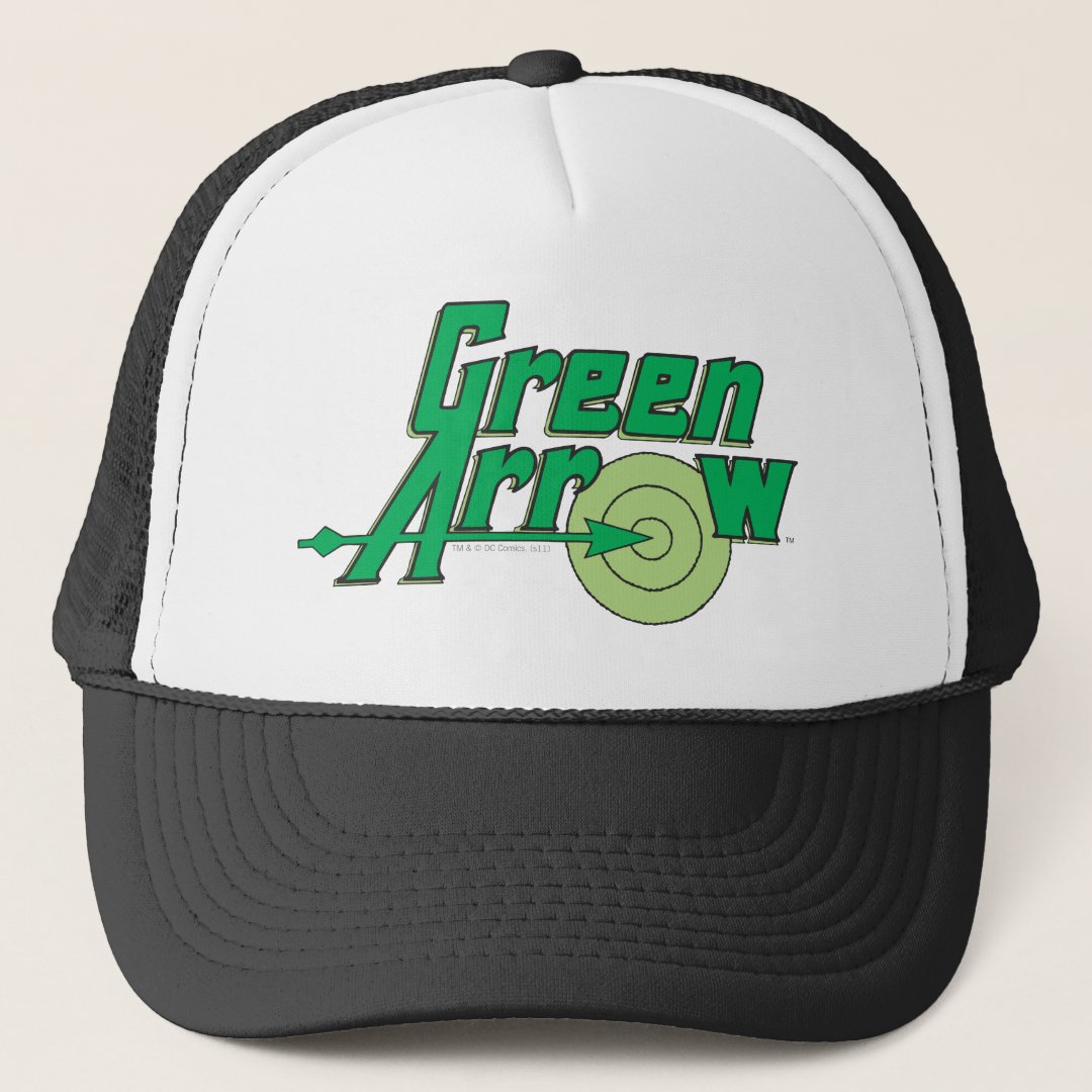 Green Arrow Logo Trucker Hat | Zazzle