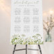 Green Baby In Bloom Wildflower Seating Chart Foam Board | Zazzle