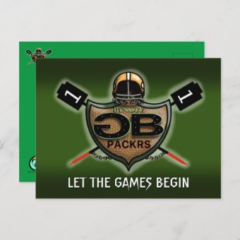 GREEN BAY PACK by Slipperywindow Postcard | Zazzle
