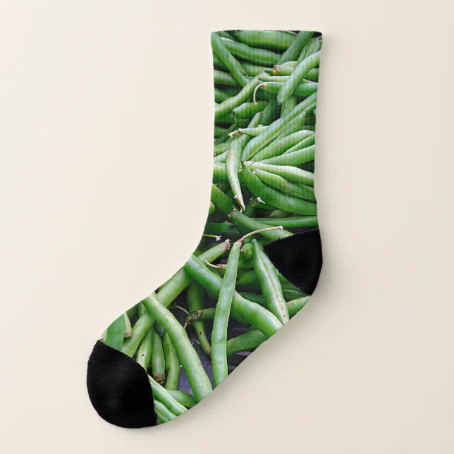 Green Beans Socks | Zazzle