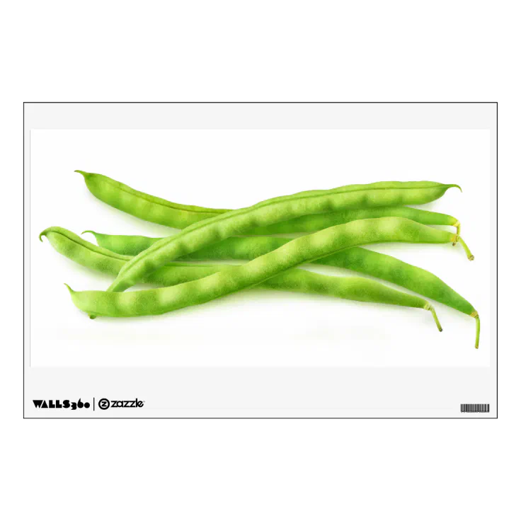 Green beans wall decal | Zazzle