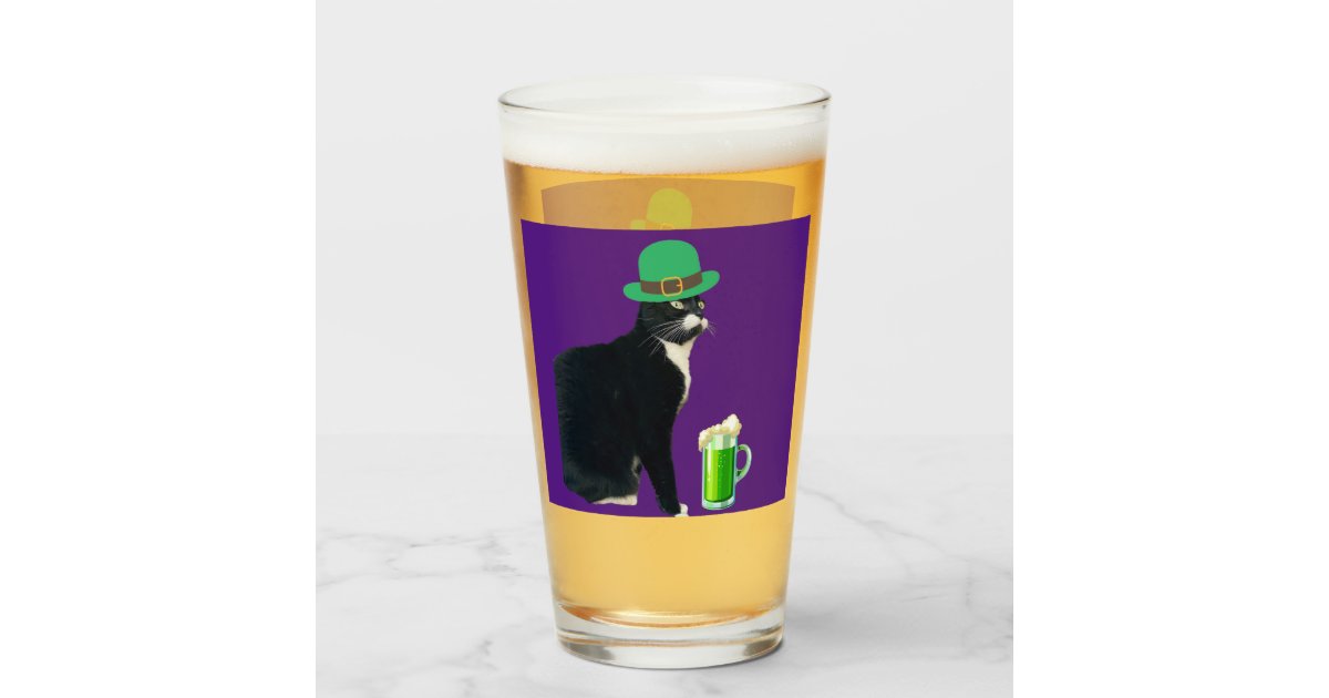Green Beer Lucy Glass | Zazzle