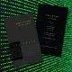 Green Binary Code Computer Tech Modern Minimalist Business Card | Zazzle