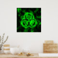 Green Biohazard Poster | Zazzle