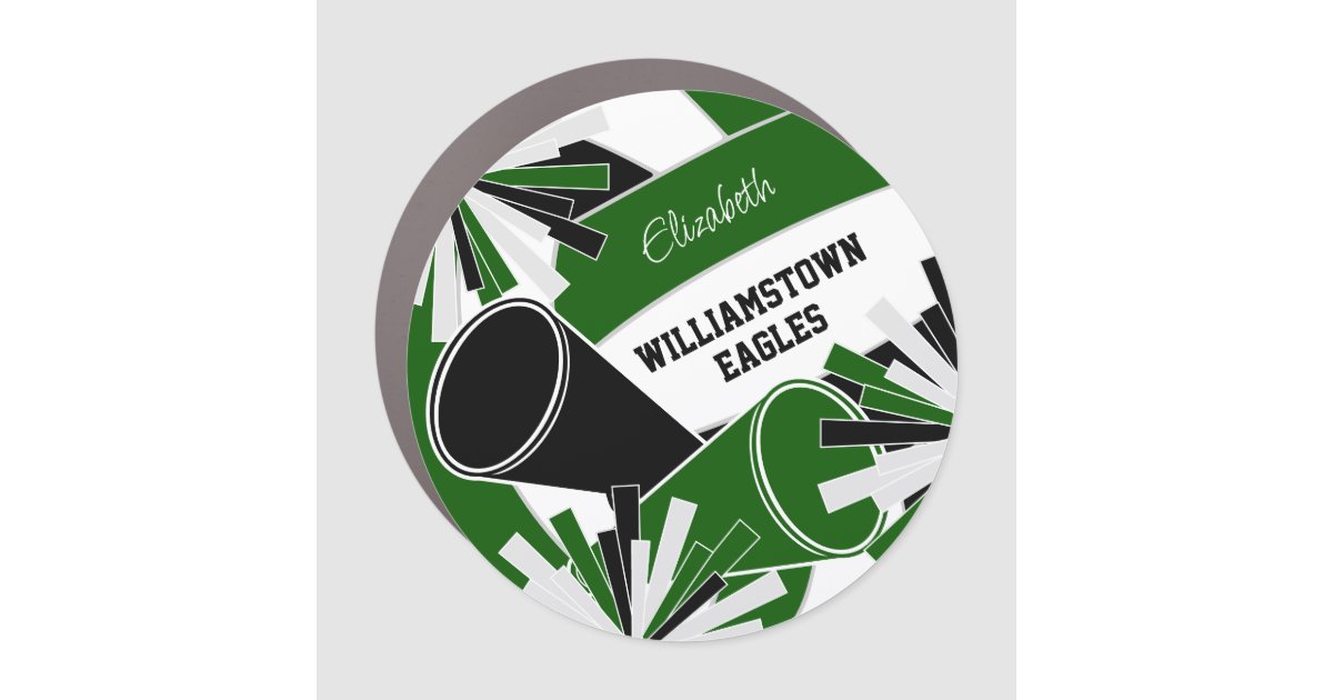 green black or ANY COLORS volleyball cheerleaders Car Magnet | Zazzle
