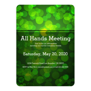 Business Meeting Invitations | Zazzle