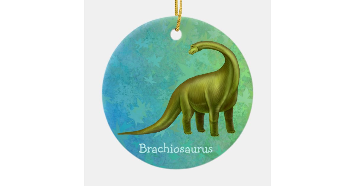 Green Brachiosaurus Dinosaur Ornament | Zazzle Green Brachiosaurus Dinosaur Ornament | Zazzle