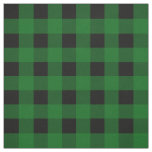 Green Buffalo Plaid Fabric | Zazzle