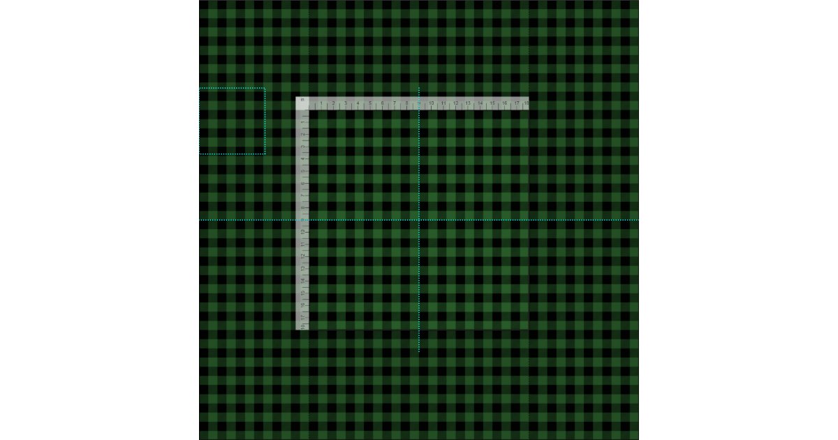 Green Buffalo Plaid Fabric | Zazzle