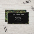 Green Camouflage, Military, Army Business Card | Zazzle
