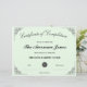 Green Certificate of Completion with Custom Logo | Zazzle