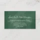 Green Chalkboard Teacher Tutor Business Card | Zazzle