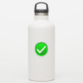 Green Check Mark Sticker | Zazzle