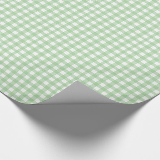 Green checkered wrapping wrapping paper | Zazzle