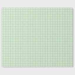 Green checkered wrapping wrapping paper | Zazzle