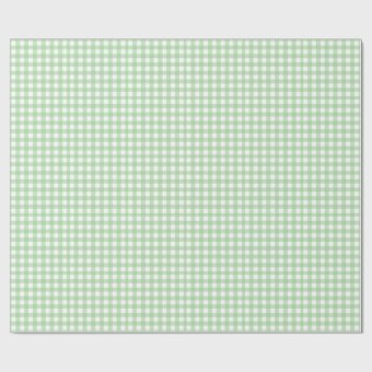 Green checkered wrapping wrapping paper | Zazzle