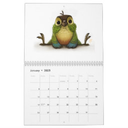 Green Cheek Conure Parrot 2021 Calendar | Zazzle